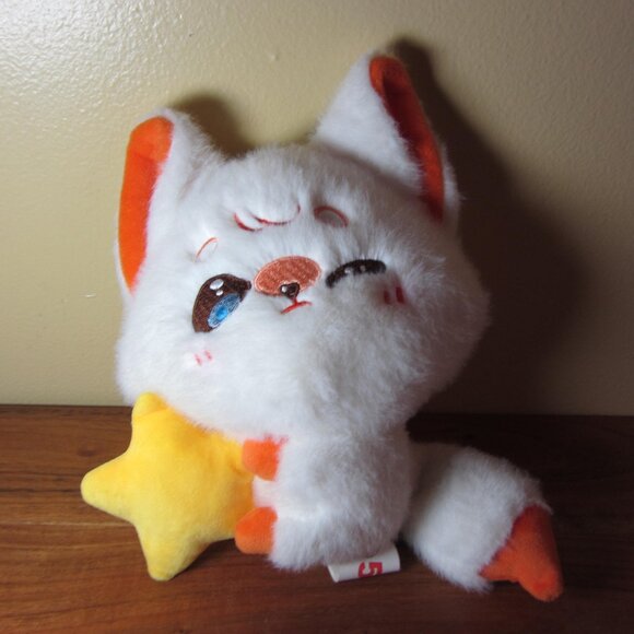 implication toys | Toys | Plush Implication Toys White Sleepy Fox ...